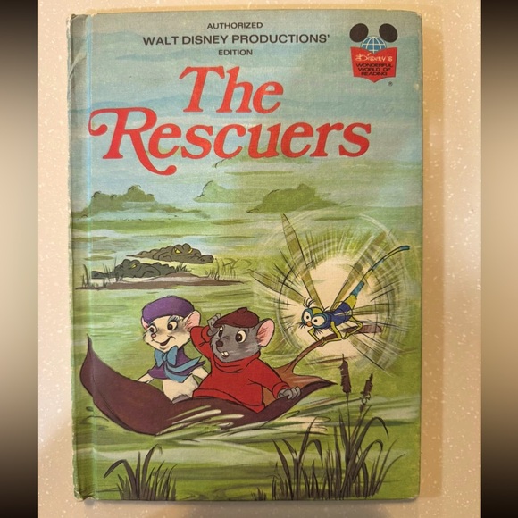 Other | The Rescuers Book By Walt Disney Productions | Poshmark